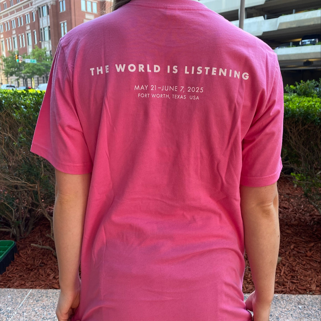 T-Shirt, Pink, Cliburn Competition (2025) – The Cliburn Shop