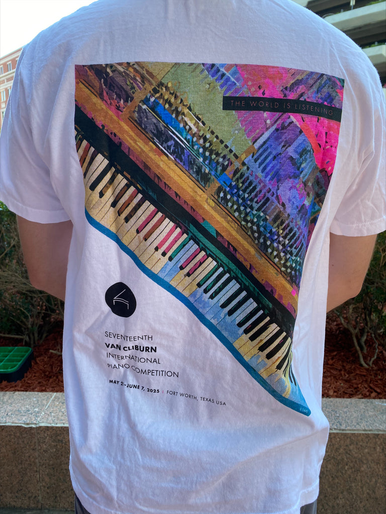 T-Shirt, White, Cliburn Competition (2025) – The Cliburn Shop